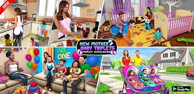 Mother Baby Triplets Family Simulator from Tenlogix Games - Best Games ...