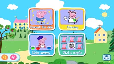 Peppa kids mini games by Yozh Studio at the Best Games for free